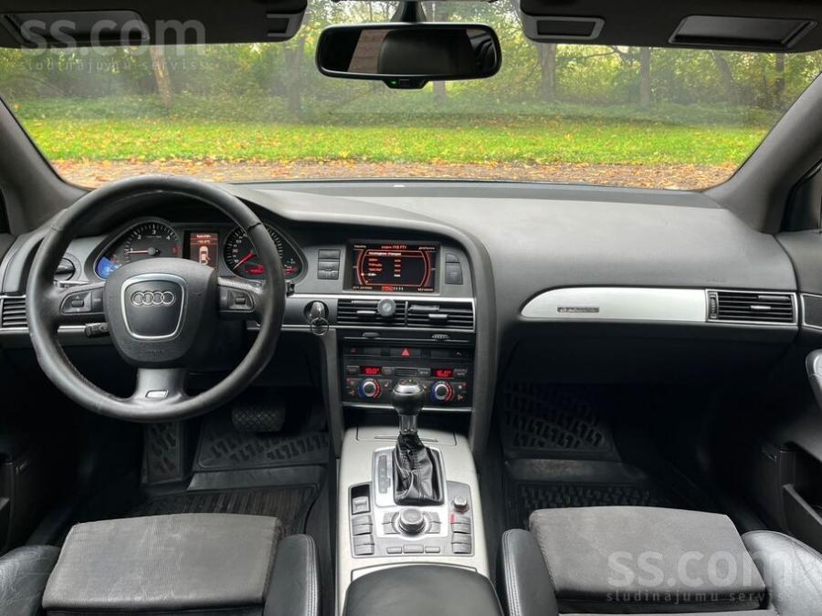 Black Audi A6 2007 in Riga, with an engine capacity of 3.00 L and mileage of 0 thousand km for 3599 €, photo 13 on AUTOMOTO.COM.LV