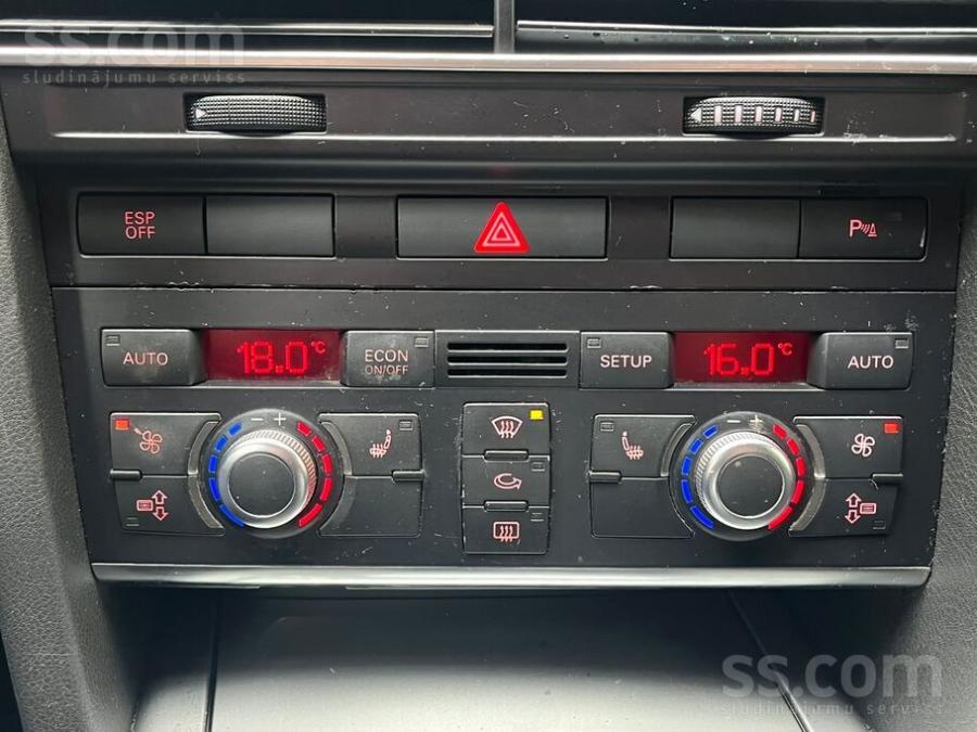 Black Audi A6 2007 in Riga, with an engine capacity of 3.00 L and mileage of 0 thousand km for 3599 €, photo 20 on AUTOMOTO.COM.LV