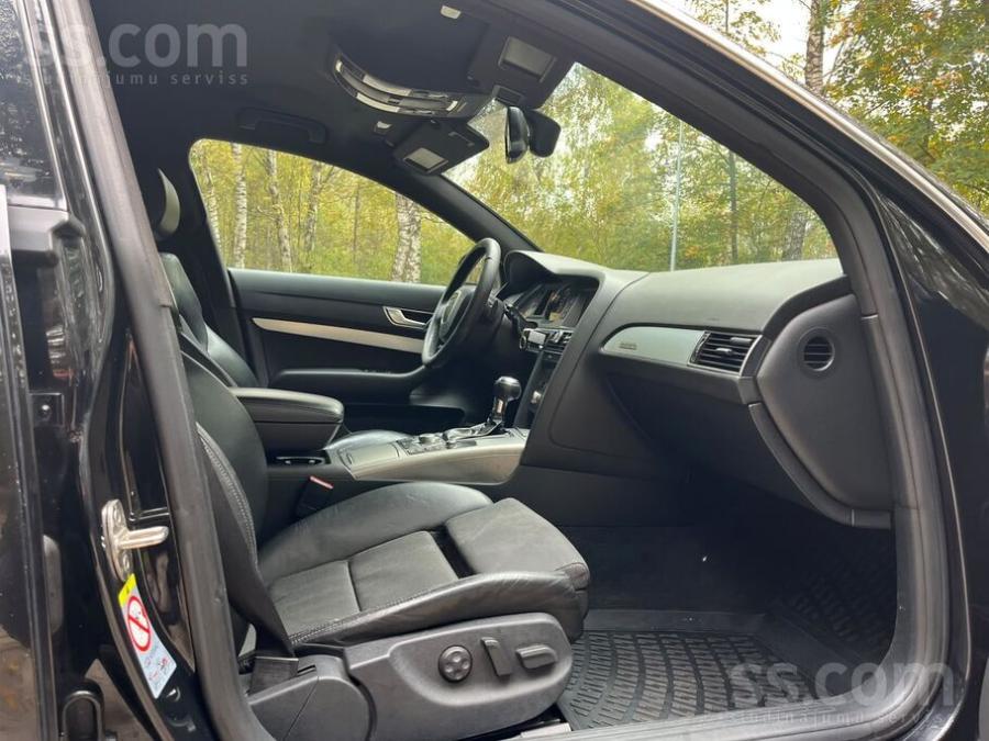 Black Audi A6 2007 in Riga, with an engine capacity of 3.00 L and mileage of 0 thousand km for 3599 €, photo 23 on AUTOMOTO.COM.LV