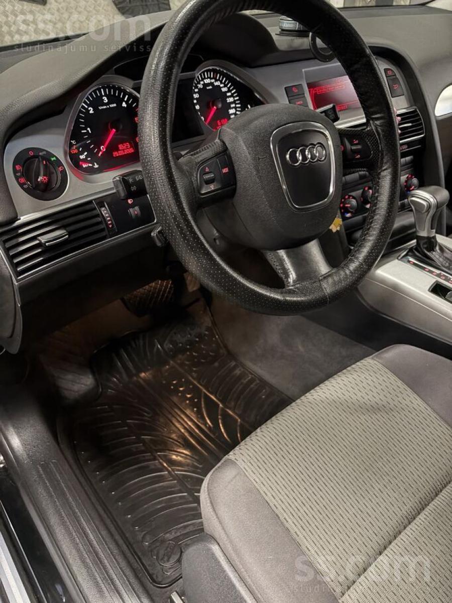 Melns Audi A6 2007 Rīga, ar dzinēja tilpumu 2.70 L un nobraukumu 424 tūkst. km par 3800 €, foto 14 vietnē AUTOMOTO.COM.LV