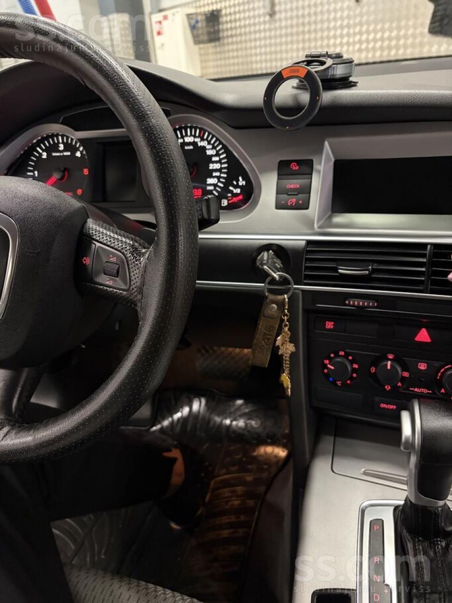 Melns Audi A6 2007 Rīga, ar dzinēja tilpumu 2.70 L un nobraukumu 424 tūkst. km par 3800 €, foto 18 vietnē AUTOMOTO.COM.LV