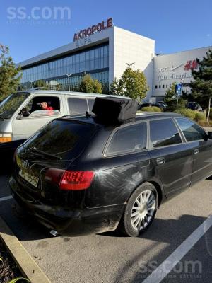 Black Audi A6 2007 in Riga, with an engine capacity of 3.00 L and mileage of 341 thousand km for 2650 €, photo 3 on AUTOMOTO.COM.LV