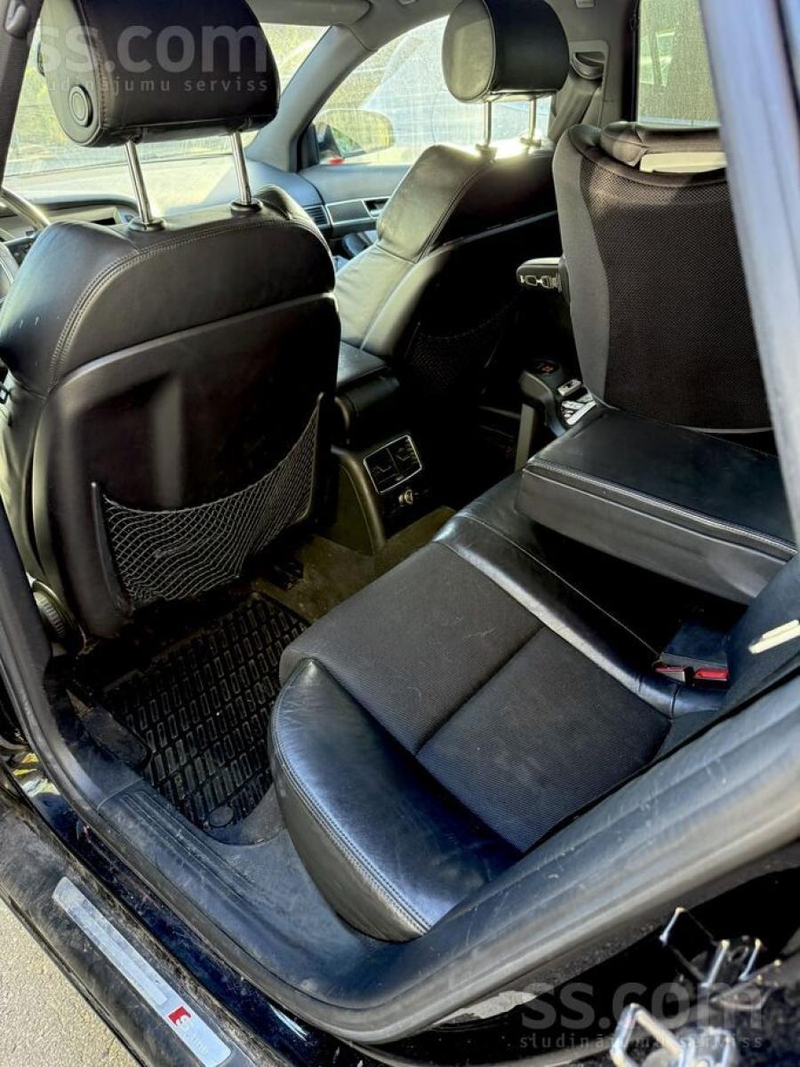 Black Audi A6 2007 in Riga, with an engine capacity of 3.00 L and mileage of 341 thousand km for 2650 €, photo 5 on AUTOMOTO.COM.LV