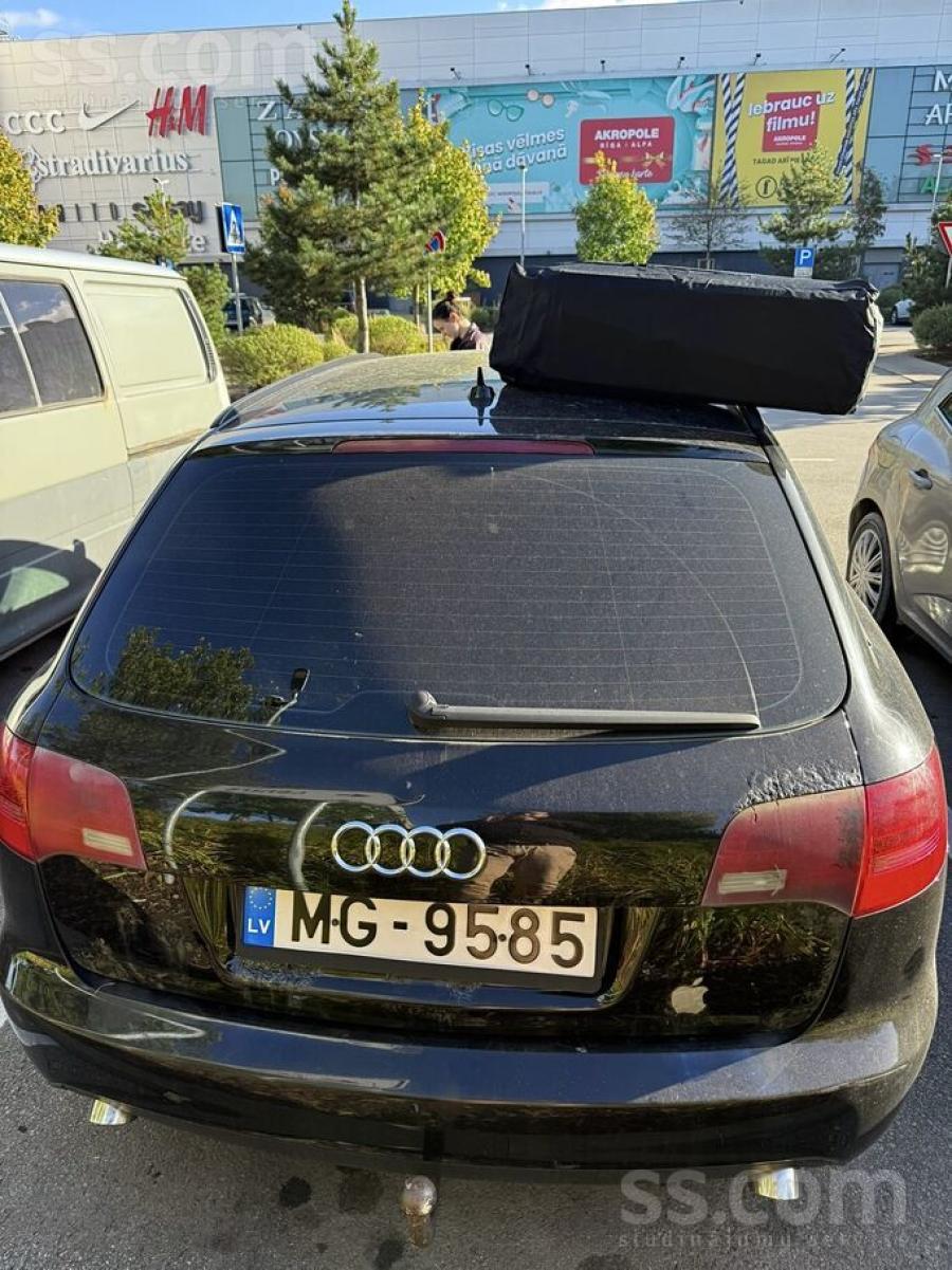 Black Audi A6 2007 in Riga, with an engine capacity of 3.00 L and mileage of 341 thousand km for 2650 €, photo 8 on AUTOMOTO.COM.LV