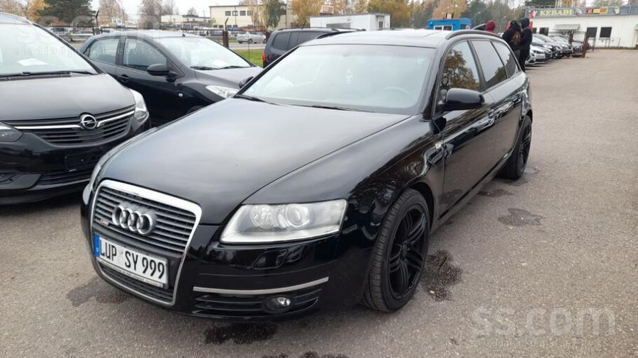 Black Audi A6 2007 in Riga, with an engine capacity of 3.00 L and mileage of 283 thousand km for 4500 €, photo 4 on AUTOMOTO.COM.LV