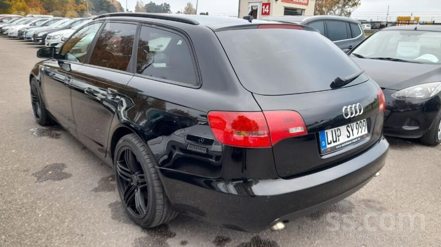 Black Audi A6 2007 in Riga, with an engine capacity of 3.00 L and mileage of 283 thousand km for 4500 €, photo 6 on AUTOMOTO.COM.LV