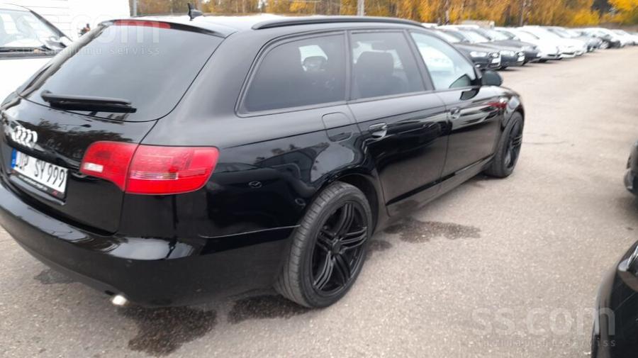 Black Audi A6 2007 in Riga, with an engine capacity of 3.00 L and mileage of 283 thousand km for 4500 €, photo 10 on AUTOMOTO.COM.LV