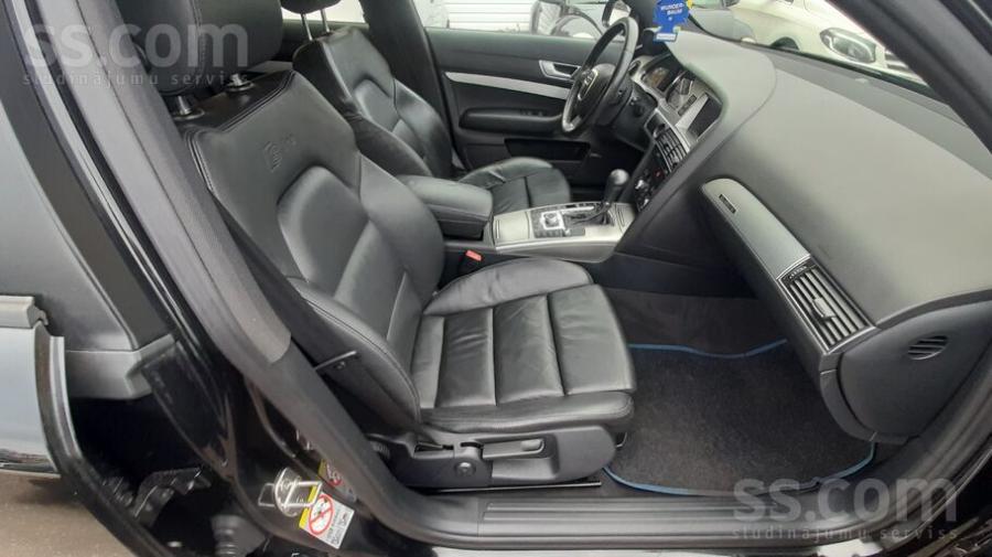 Black Audi A6 2007 in Riga, with an engine capacity of 3.00 L and mileage of 283 thousand km for 4500 €, photo 15 on AUTOMOTO.COM.LV