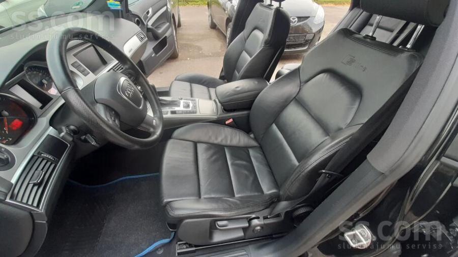 Black Audi A6 2007 in Riga, with an engine capacity of 3.00 L and mileage of 283 thousand km for 4500 €, photo 21 on AUTOMOTO.COM.LV