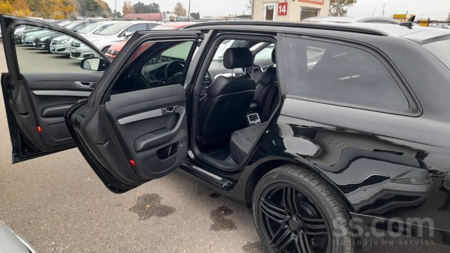 Black Audi A6 2007 in Riga, with an engine capacity of 3.00 L and mileage of 283 thousand km for 4500 €, photo 34 on AUTOMOTO.COM.LV