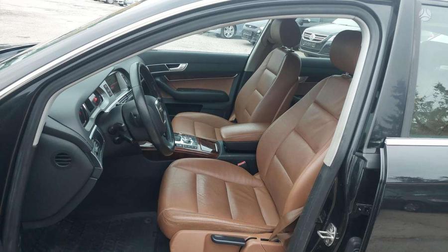 Melns Audi A6 2007 Utena, ar dzinēja tilpumu 2.70 L un nobraukumu 272 tūkst. km par 2900 €, foto 11 vietnē AUTOMOTO.COM.LV