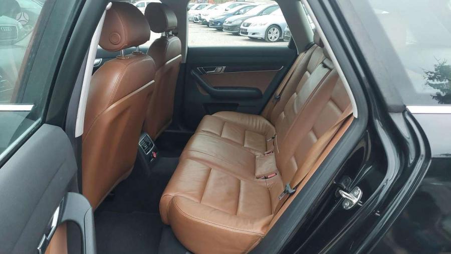 Melns Audi A6 2007 Utena, ar dzinēja tilpumu 2.70 L un nobraukumu 272 tūkst. km par 2900 €, foto 12 vietnē AUTOMOTO.COM.LV