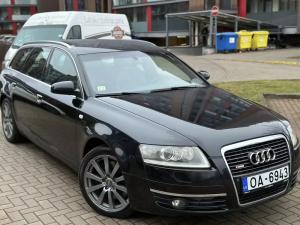 Black Audi A6 2007 in Riga, with an engine capacity of 3.00 L and mileage of 314 thousand km for 4290 €, photo  on AUTOMOTO.COM.LV