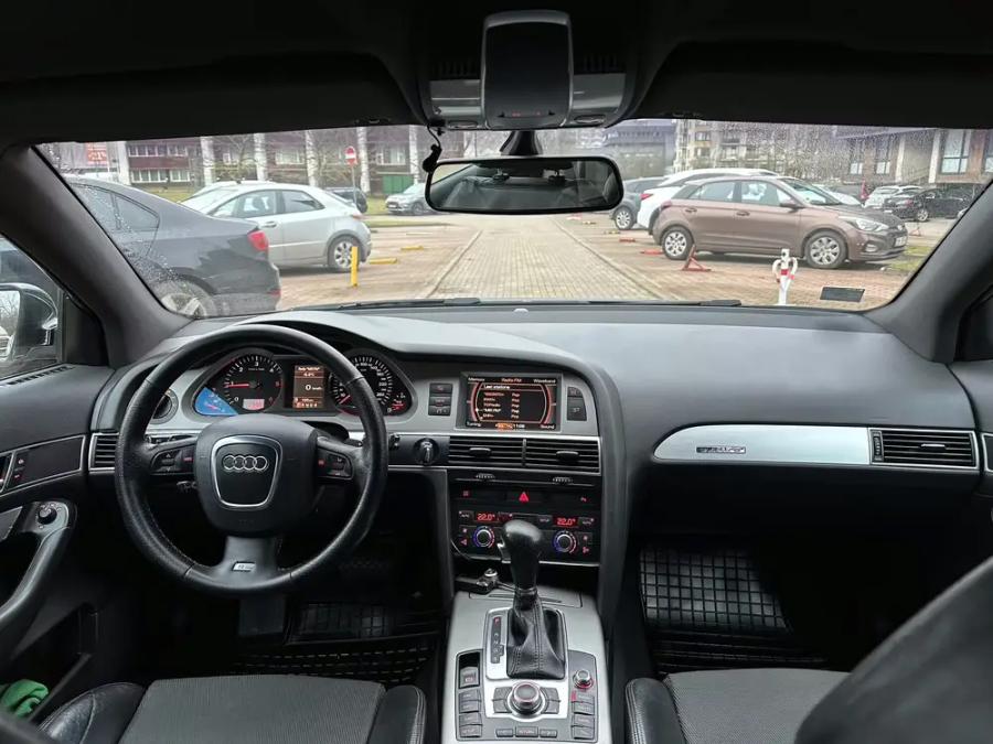 Black Audi A6 2007 in Riga, with an engine capacity of 3.00 L and mileage of 314 thousand km for 4290 €, photo 12 on AUTOMOTO.COM.LV