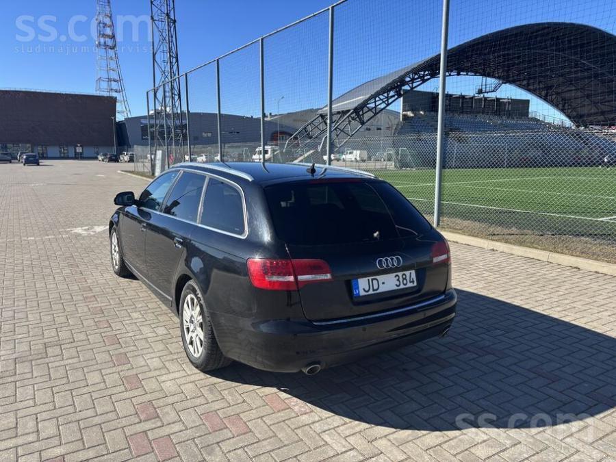 Black Audi A6 2008 in Valmiera, with an engine capacity of 2.70 L and mileage of 321 thousand km for 11387 €, photo 3 on AUTOMOTO.COM.LV