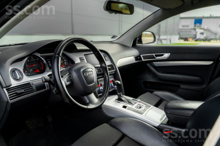 Melns Audi A6 2008 Rīga, ar dzinēja tilpumu 2.70 L un nobraukumu 446 tūkst. km par 6490 €, foto 12 vietnē AUTOMOTO.COM.LV