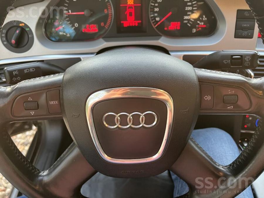 Melns Audi A6 2008 Cēsis, ar dzinēja tilpumu 2.00 L un nobraukumu 0 tūkst. km par 3500 €, foto 24 vietnē AUTOMOTO.COM.LV