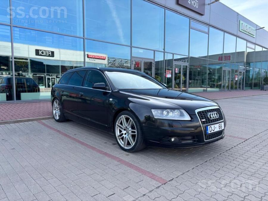 Black Audi A6 2008 in Riga, with an engine capacity of 3.00 L and mileage of 348 thousand km for 6300 €, photo 2 on AUTOMOTO.COM.LV