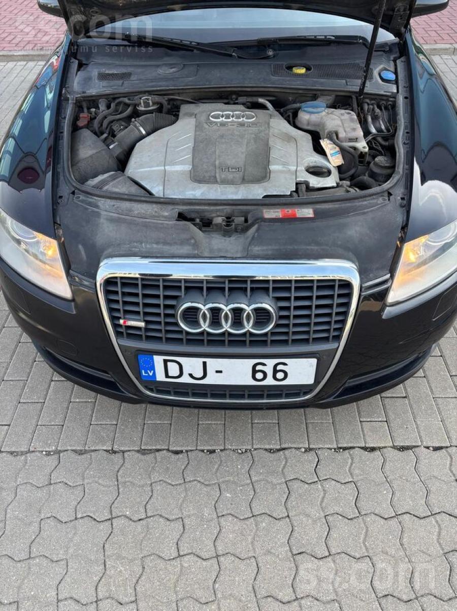 Black Audi A6 2008 in Riga, with an engine capacity of 3.00 L and mileage of 348 thousand km for 6300 €, photo 19 on AUTOMOTO.COM.LV