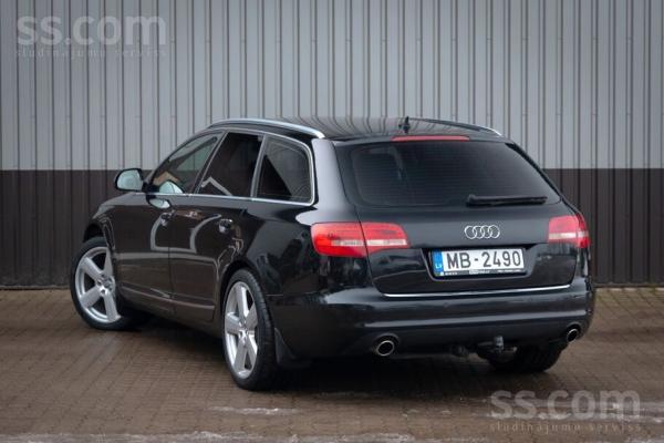 Black Audi A6 2008 in Talsi, with an engine capacity of 3.00 L and mileage of 0 thousand km for 15890 €, photo 4 on AUTOMOTO.COM.LV