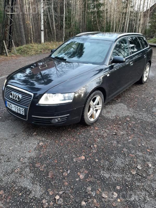 Black Audi A6 2008 in Talsi, with an engine capacity of 2.00 L and mileage of 380 thousand km for 4100 €, photo 2 on AUTOMOTO.COM.LV