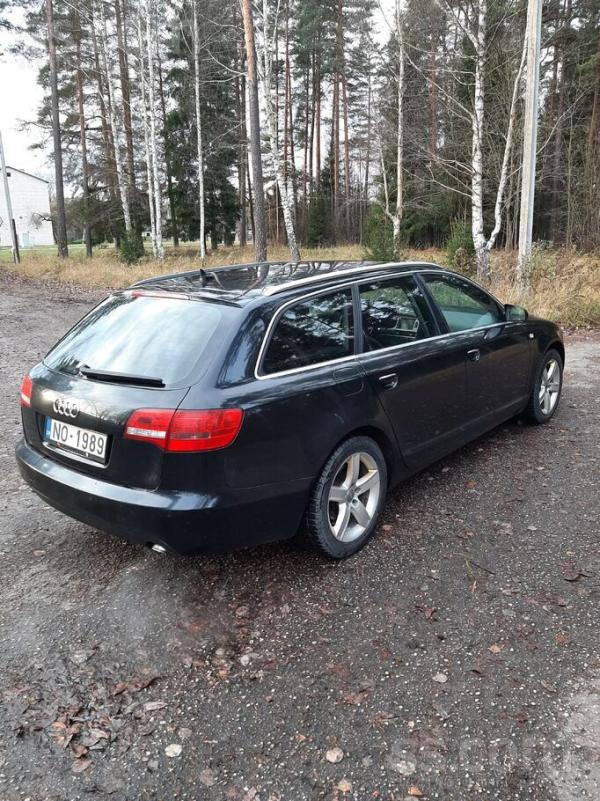 Black Audi A6 2008 in Talsi, with an engine capacity of 2.00 L and mileage of 380 thousand km for 4100 €, photo 6 on AUTOMOTO.COM.LV