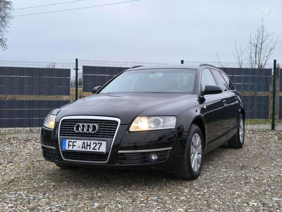 Black Audi A6 2008 in Vilkaviskis, with an engine capacity of 1.97 L and mileage of 222 thousand km for 3900 €, photo 1 on AUTOMOTO.COM.LV