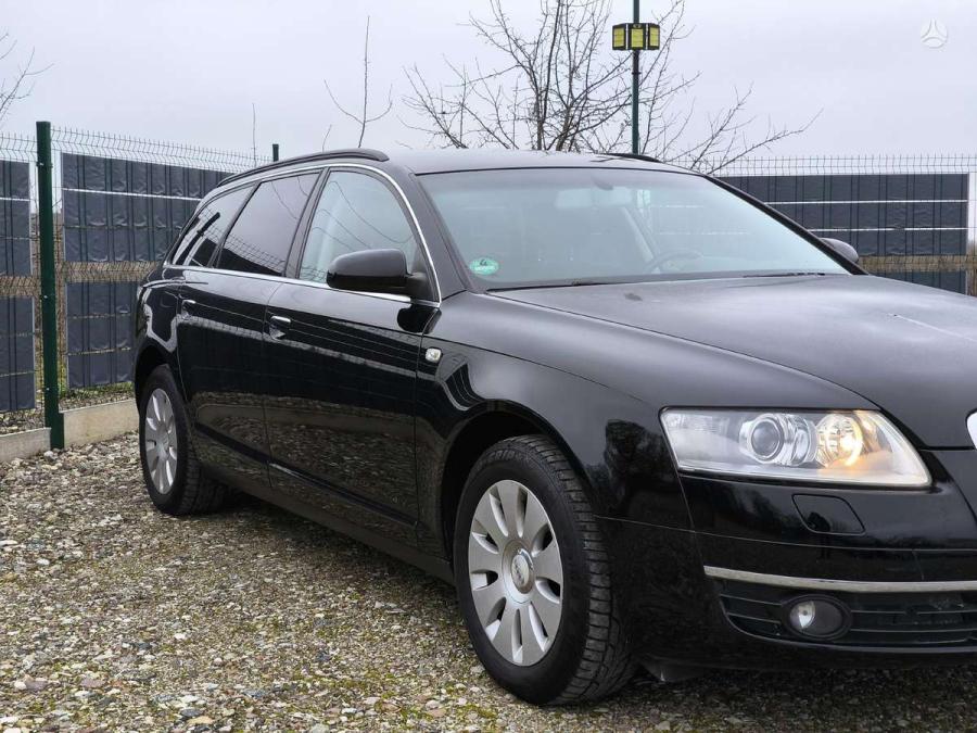 Black Audi A6 2008 in Vilkaviskis, with an engine capacity of 1.97 L and mileage of 222 thousand km for 3900 €, photo 4 on AUTOMOTO.COM.LV