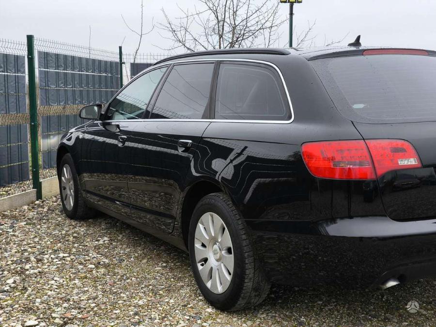 Black Audi A6 2008 in Vilkaviskis, with an engine capacity of 1.97 L and mileage of 222 thousand km for 3900 €, photo 5 on AUTOMOTO.COM.LV