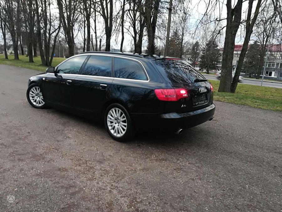 Black Audi A6 2008 in Ukmerge, with an engine capacity of 2.70 L and mileage of 306 thousand km for 3800 €, photo 6 on AUTOMOTO.COM.LV