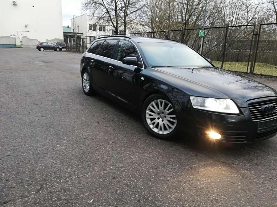 Black Audi A6 2008 in Ukmerge, with an engine capacity of 2.70 L and mileage of 306 thousand km for 3800 €, photo 9 on AUTOMOTO.COM.LV