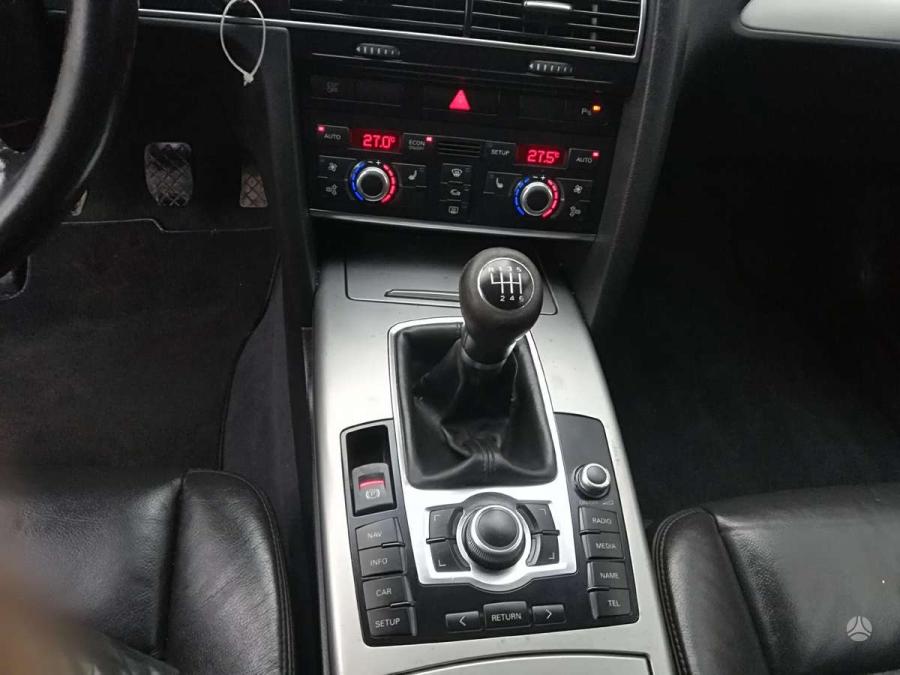 Black Audi A6 2008 in Ukmerge, with an engine capacity of 2.70 L and mileage of 306 thousand km for 3800 €, photo 15 on AUTOMOTO.COM.LV
