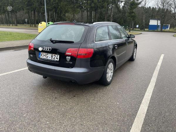 Black Audi A6 2008 in Vilnius, with an engine capacity of 2.00 L and mileage of 252 thousand km for 1650 €, photo 4 on AUTOMOTO.COM.LV