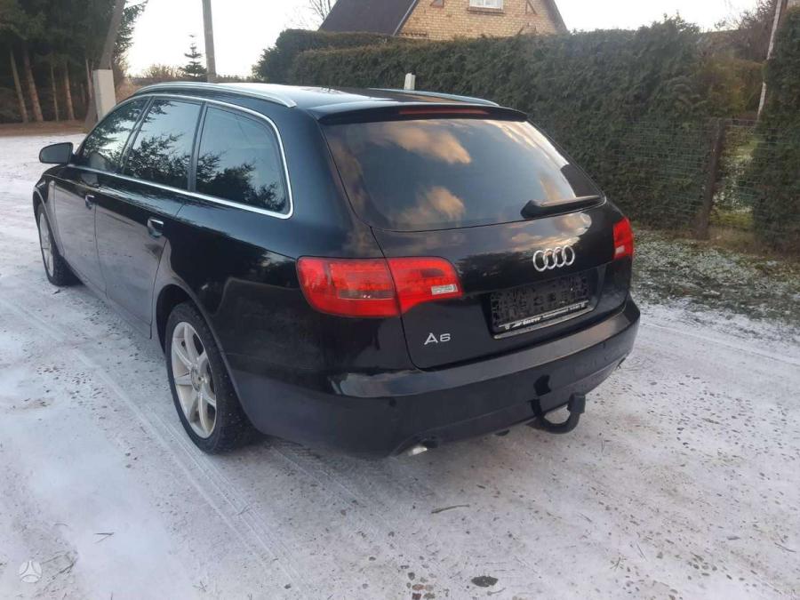 Black Audi A6 2008 in Raseiniai, with an engine capacity of 1.97 L and mileage of 268 thousand km for 3400 €, photo 3 on AUTOMOTO.COM.LV