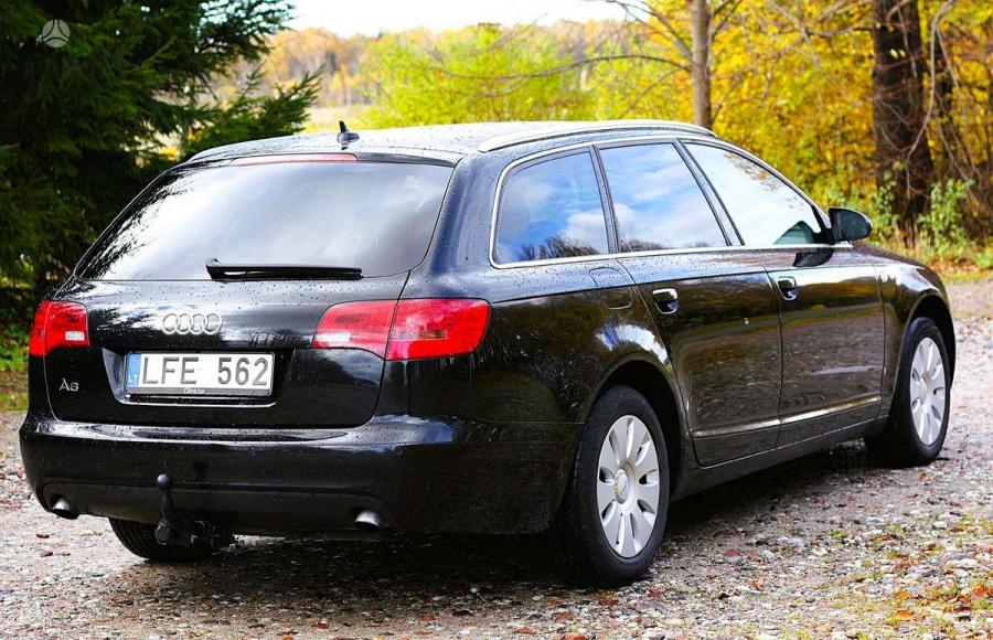 Black Audi A6 2008 in Kretinga, with an engine capacity of 1.97 L and mileage of 364 thousand km for 4999 €, photo 10 on AUTOMOTO.COM.LV