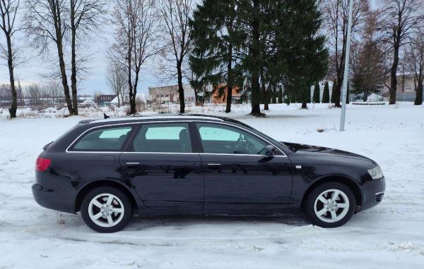 Black Audi A6 2008 in Taurage, with an engine capacity of 2.70 L and mileage of 261 thousand km for 3100 €, photo 6 on AUTOMOTO.COM.LV