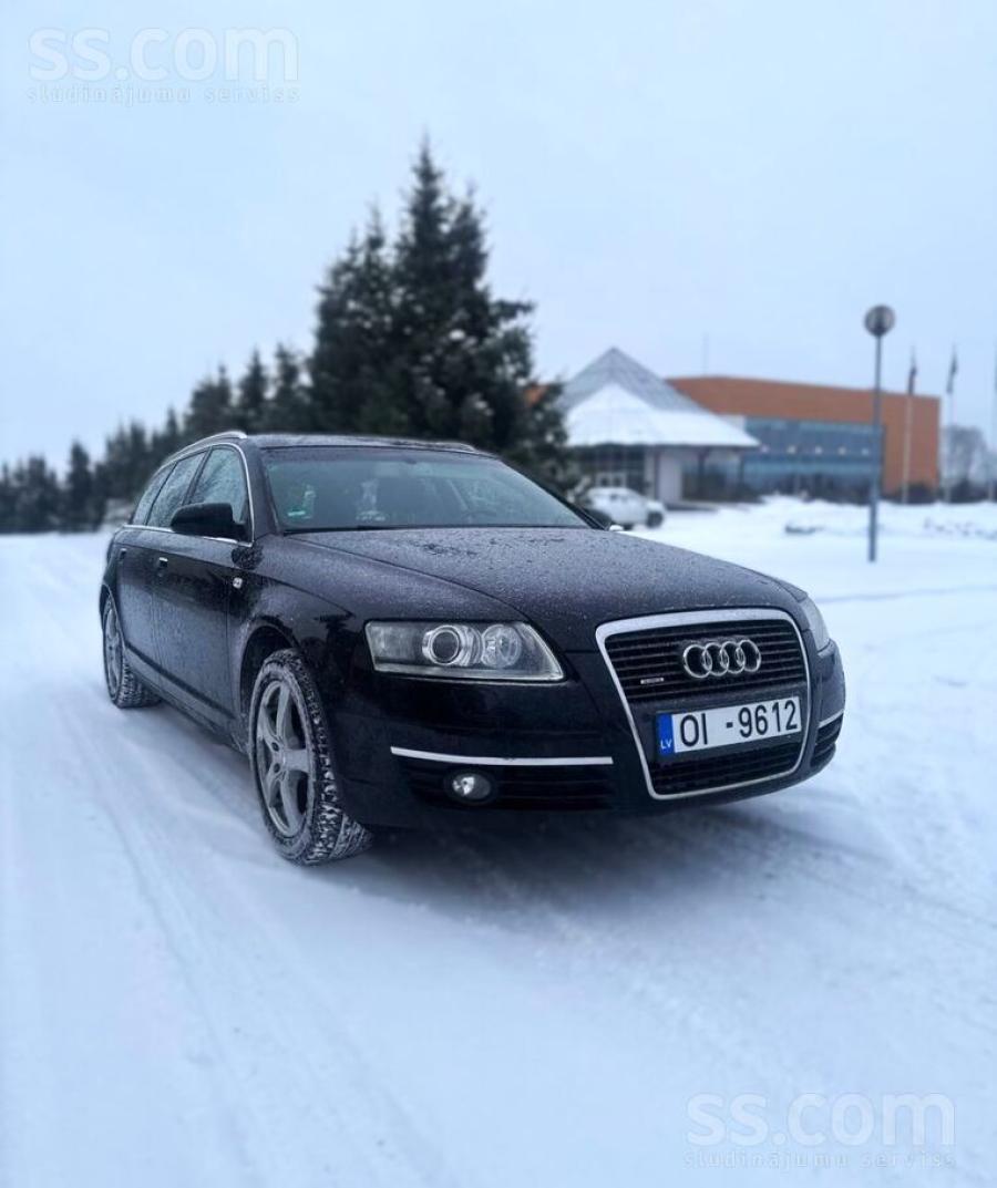 Black Audi A6 2008 in Rezekne, with an engine capacity of 2.70 L and mileage of 257 thousand km for 4695 €, photo 1 on AUTOMOTO.COM.LV