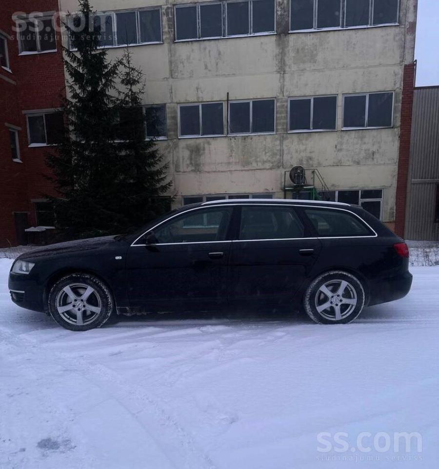 Black Audi A6 2008 in Rezekne, with an engine capacity of 2.70 L and mileage of 257 thousand km for 4695 €, photo 3 on AUTOMOTO.COM.LV