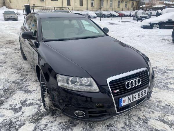 Black Audi A6 2008 in Vilnius, with an engine capacity of 2.97 L and mileage of 448 thousand km for 5999 €, photo 2 on AUTOMOTO.COM.LV