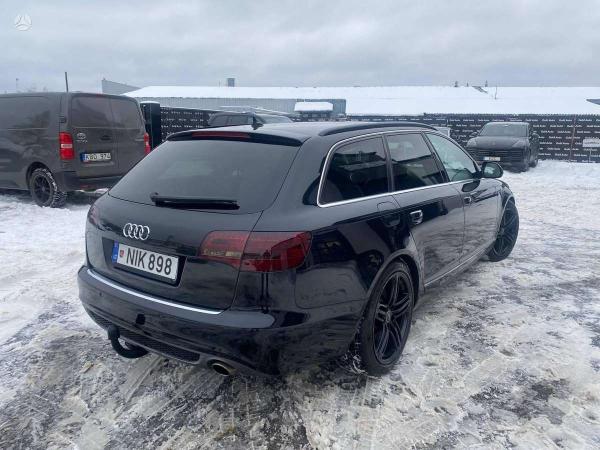 Black Audi A6 2008 in Vilnius, with an engine capacity of 2.97 L and mileage of 448 thousand km for 5999 €, photo 4 on AUTOMOTO.COM.LV