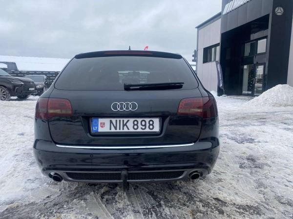 Black Audi A6 2008 in Vilnius, with an engine capacity of 2.97 L and mileage of 448 thousand km for 5999 €, photo 8 on AUTOMOTO.COM.LV