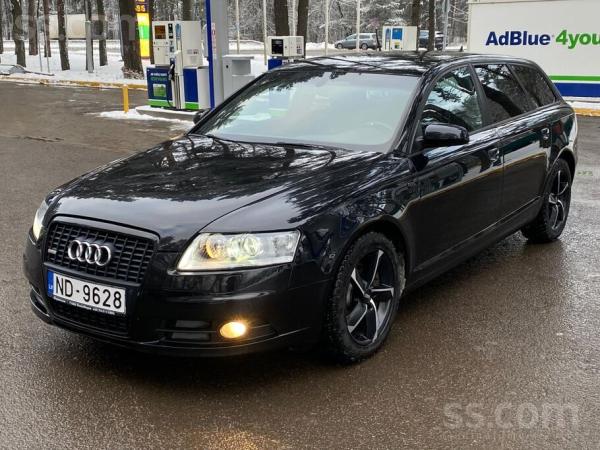 Black Audi A6 2008 in Riga, with an engine capacity of 3.00 L and mileage of 0 thousand km for 6499 €, photo 1 on AUTOMOTO.COM.LV