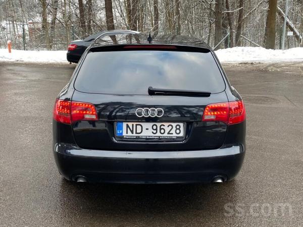 Black Audi A6 2008 in Riga, with an engine capacity of 3.00 L and mileage of 0 thousand km for 6499 €, photo 4 on AUTOMOTO.COM.LV