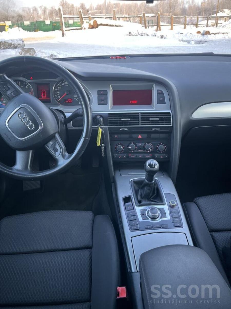 Melns Audi A6 2008 Liepāja, ar dzinēja tilpumu 2.00 L un nobraukumu 248 tūkst. km par 4500 €, foto 5 vietnē AUTOMOTO.COM.LV