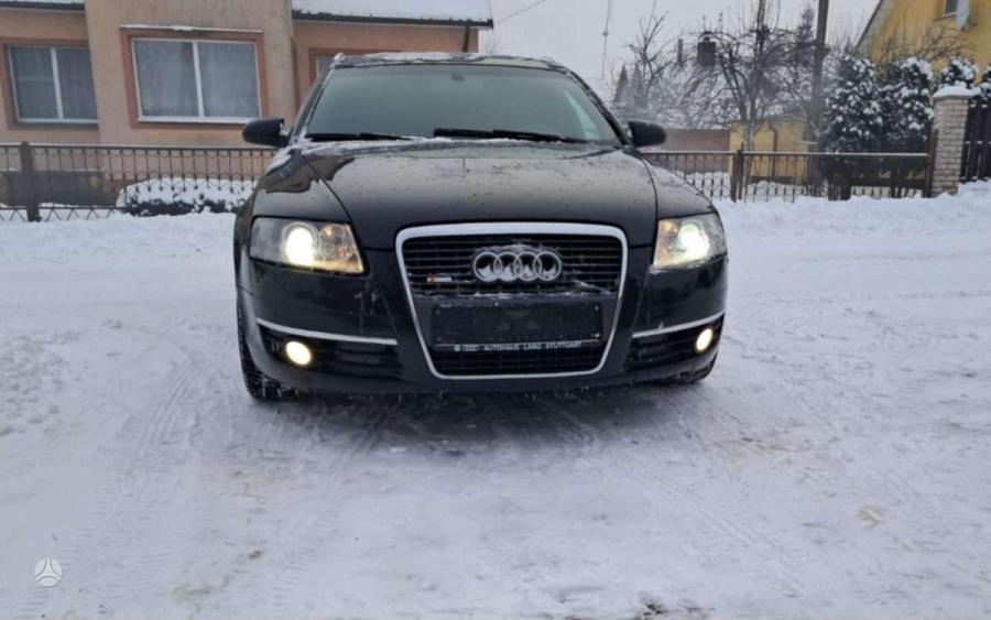 Black Audi A6 2008 in Vilnius, with an engine capacity of 2.97 L and mileage of 273 thousand km for 5350 €, photo 1 on AUTOMOTO.COM.LV
