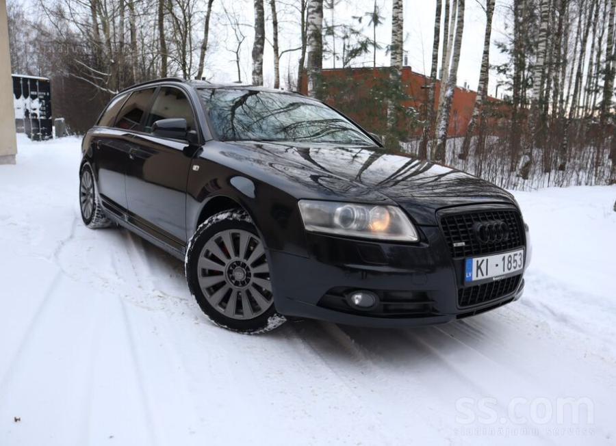 Black Audi A6 2008 in Riga, with an engine capacity of 3.00 L and mileage of 0 thousand km for 4190 €, photo 1 on AUTOMOTO.COM.LV