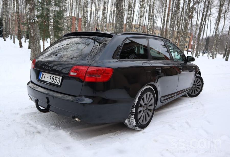 Black Audi A6 2008 in Riga, with an engine capacity of 3.00 L and mileage of 0 thousand km for 4190 €, photo 2 on AUTOMOTO.COM.LV