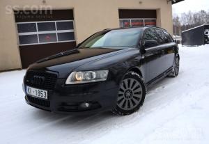 Black Audi A6 2008 in Riga, with an engine capacity of 3.00 L and mileage of 0 thousand km for 4190 €, photo 3 on AUTOMOTO.COM.LV
