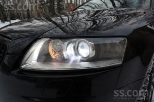 Black Audi A6 2008 in Riga, with an engine capacity of 3.00 L and mileage of 0 thousand km for 4190 €, photo 8 on AUTOMOTO.COM.LV