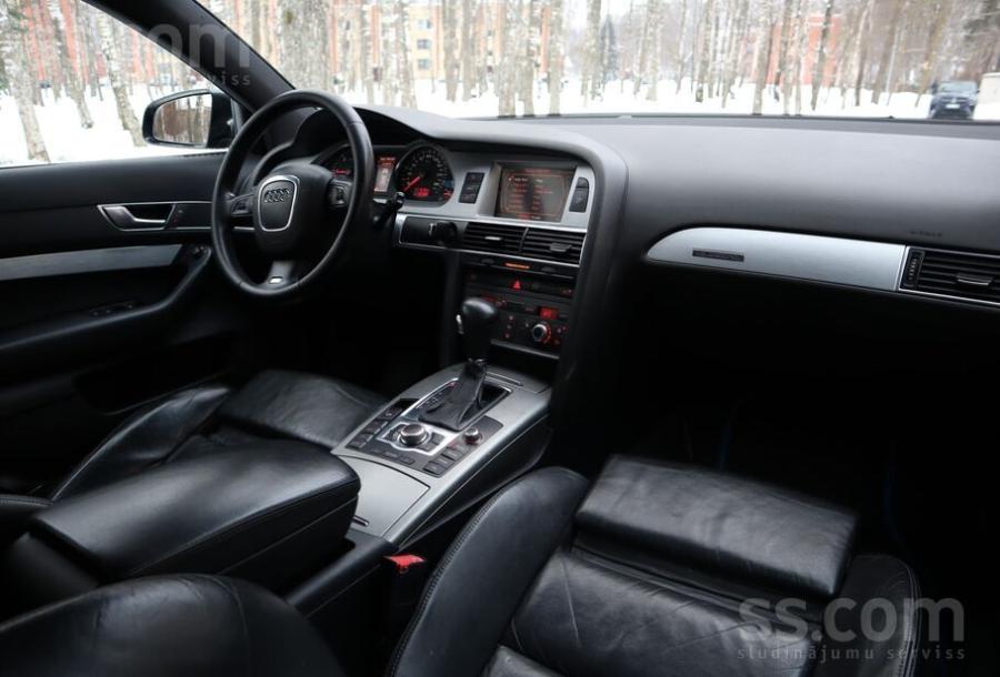 Black Audi A6 2008 in Riga, with an engine capacity of 3.00 L and mileage of 0 thousand km for 4190 €, photo 14 on AUTOMOTO.COM.LV